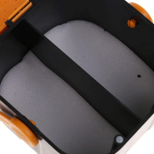 LMMDDP Double-layer Plastic Fishing Bait Box Double-layer Fishing Tackle Box 10 X 10 X 7.5cm Fishing Tackle Box