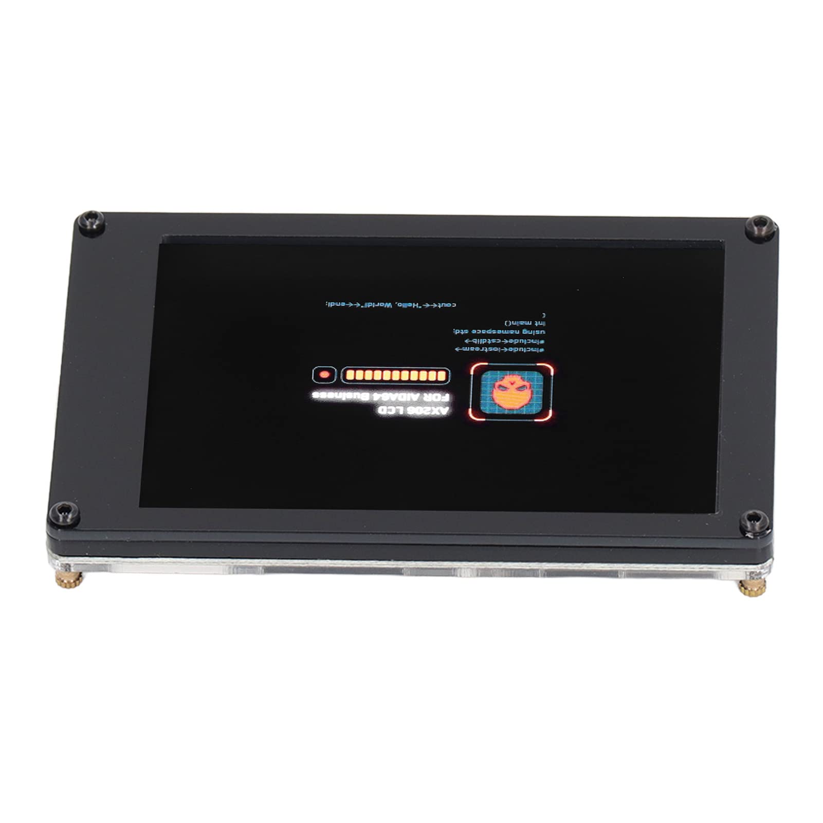 Mini Monitor, High Compatibility 3.5in IPS Monitor Portable PC Extended Monitor LCD Display Subscreen USB Connection, Compact Monitor Extender with Bracket for Raspberry PI USB AIDA64