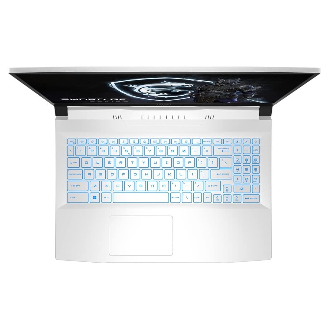 MSI Sword 3070Ti Gaming Laptop, 15.6" FHD IPS 144Hz, 12th Gen Intel 10-Core i7-12650H, GeForce RTX 3070 Ti, 64GB RAM, 2TB PCIe SSD, VR Ready, USB-C, RJ45, Backlit, White, SPS HDMI 2.1 Cable, Win 11