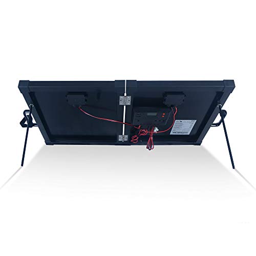 Nature Power 40-watt Portable Monocrystalline Solar Panel for 12-Volt Charging in Briefcase Design