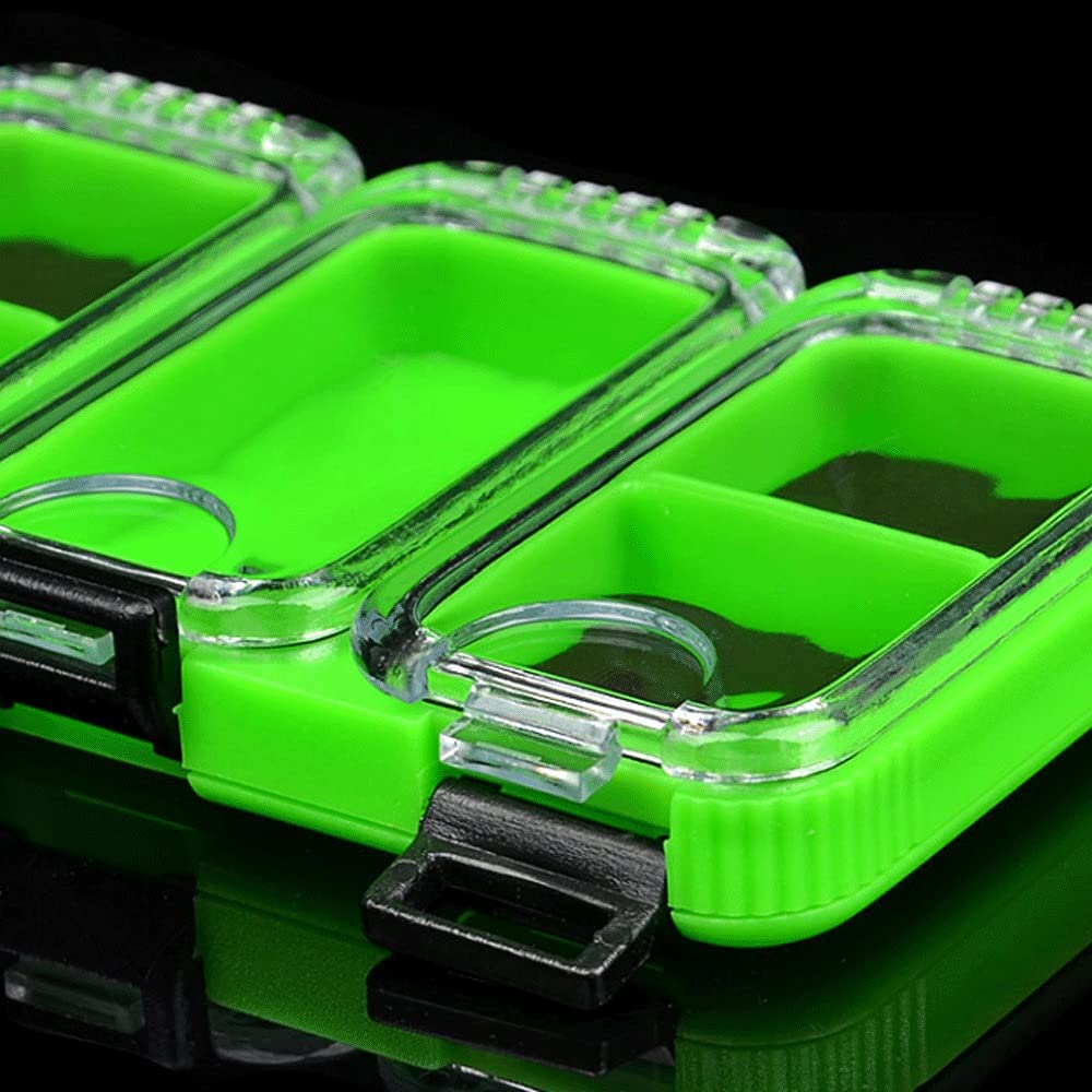 LMMDDP Multifunctional Small Storage Box with Fishing Hooks, Waterproof, Not Scattered, Fishing Hooks, Small Boxes, Fishing Gear Accessories