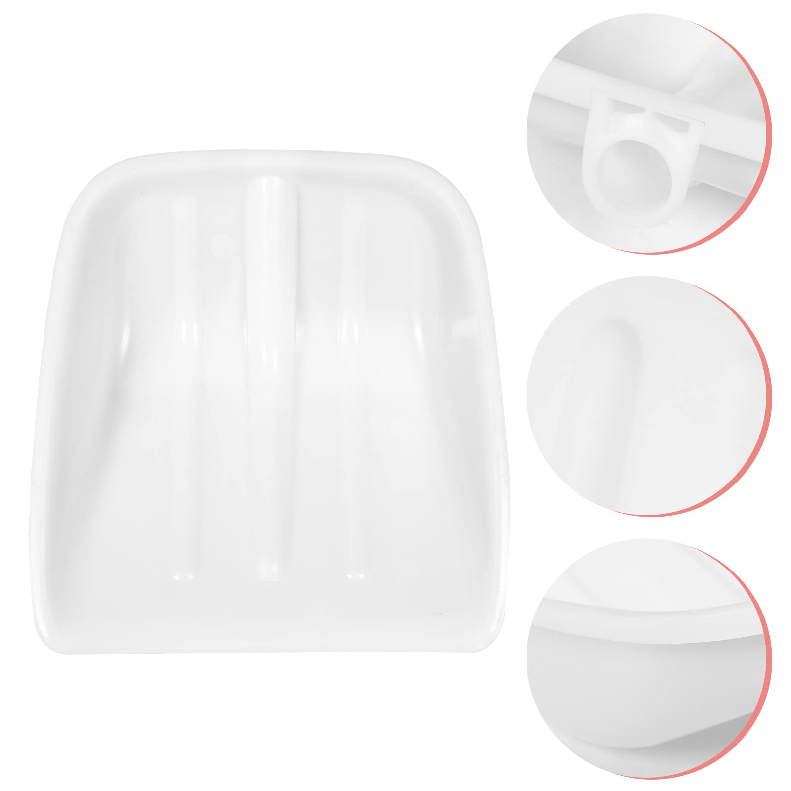LUOZZY 2pcs Plastic Shovel Head Replacement Snow Shovel Grain Shovel Poultry Feed Shovel for Industry - Large