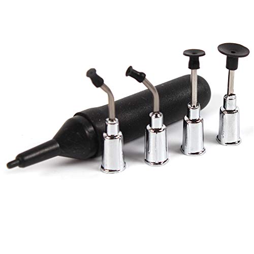 Mini IC Pick Up Tool Vacuum Sucking Pen + 4 Suction Headers for IC SMD SMT