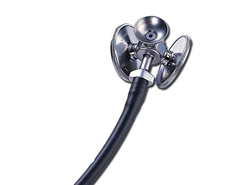 Welch Allyn 5079-321 Harvey DLX Stethoscopes, Triple Head, 28" Black