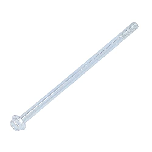 Mxzzand Hex Head Bolts, Half Tooth Bolt Carbon Steel Strong Standard Size High Hardness Lengthened 10 Pcs for Garden Machine(10x210)