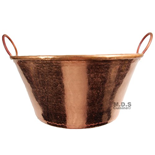 Kitchen & Restaurant Supplies Cazo de Cobre Puro 21" para Carnitas Hanging Classic Traditional Tacos Pure 100% Copper Mexico