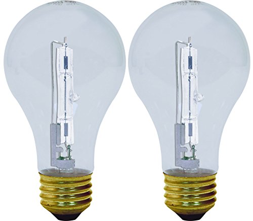 GE Lighting 62618 Reveal Clear 72-Watt (100-watt replacement) 1120-Lumen A19 Light Bulb with Medium Base, 2-Pack