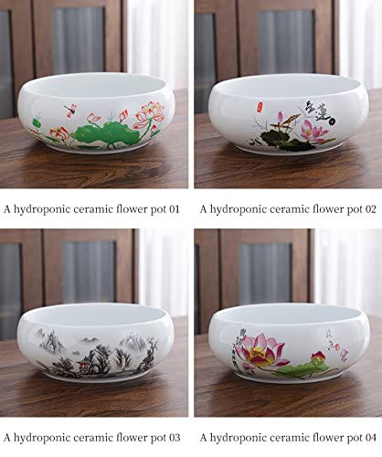 Nautance Beautiful 8-inch Ceramic Pot for Succulents and Indoor Plants,Planters for Succulents, Flower Pots for Your Home Decor or Office
