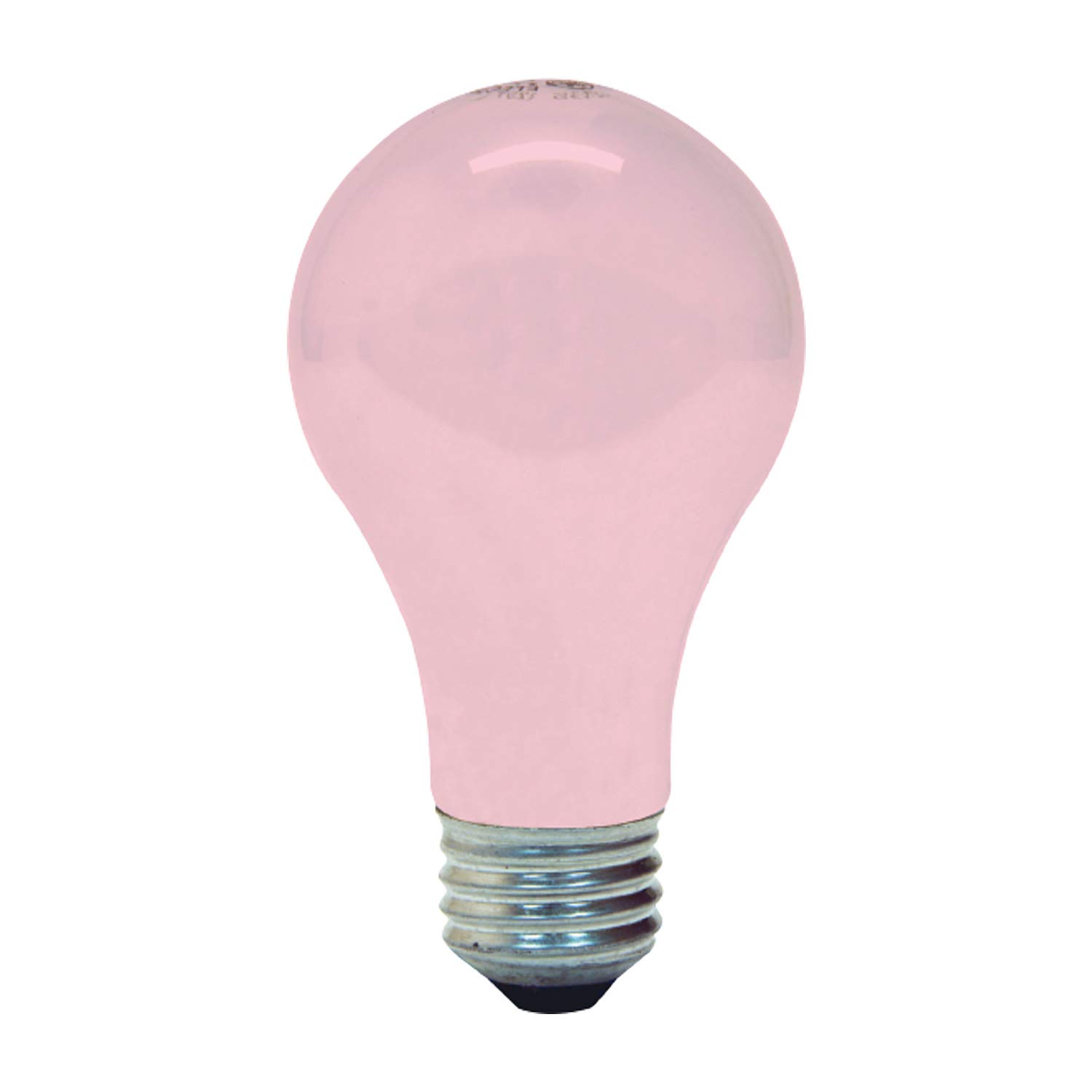 GE Lighting Available 97483 60-Watt 675-Lumen Party A19 Light Bulb, Pink, 2-Pack, 2 Count (Pack of 1)