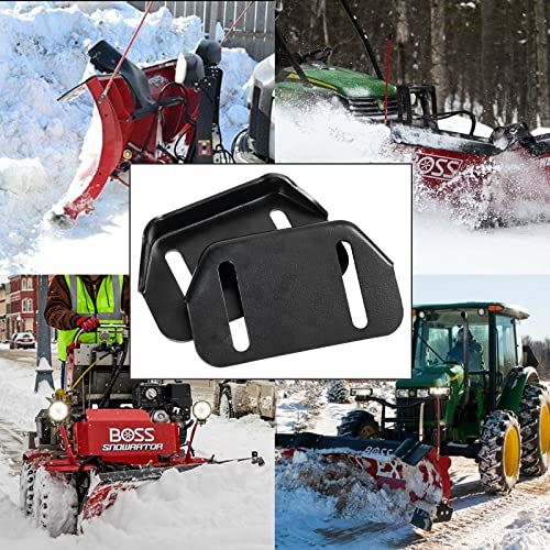 LTNICER MTD 784-5580 784-5580-0637 Snow Blower Skid Plate Shoes Fits MTD Cub Cadet Yardman Snowblower Skid Shoes with Mounting Hardware(2 Pack)