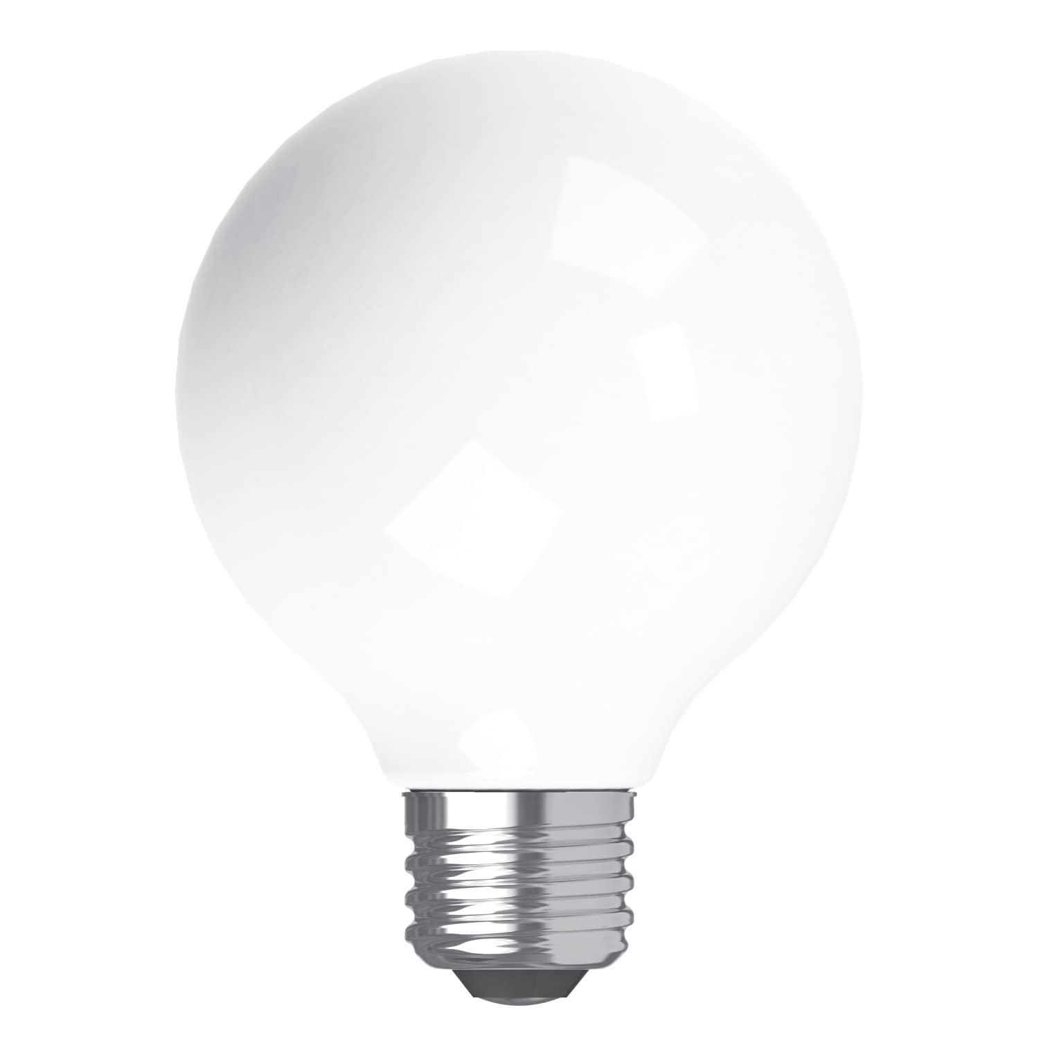 GE Relax LED Globe Light Bulb, 5.5 Watts (60 Watt Equivalent) Soft White HD Light, Frosted Finish, Medium Base, Dimmable (2 Pack)