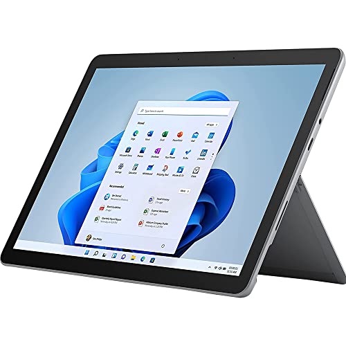 Microsoft 8VA-00001 Surface Go 3 10.5" Intel Pentium Gold 6500Y 8GB RAM Touch Tablet Bundle with Signature Type Cover Keyboard + Deco Gear Portable Charger + Deco Gear Magnetic Wireless Sport Earbuds