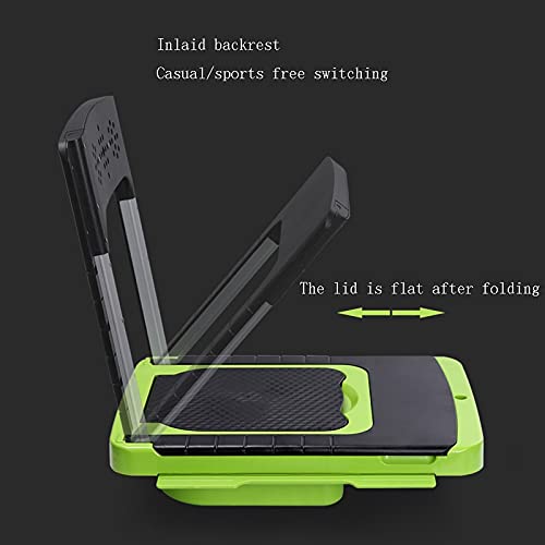 LMMDDP Durable Thickened EVA Fishing Box Waterproof Tackle Storage Large Capacity Organizer Carrying Bag Available (Color : Black red)