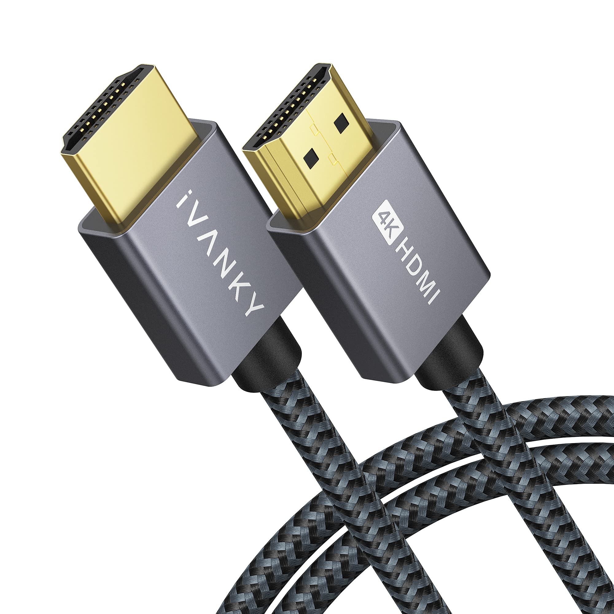 IVANKY 4K HDMI 2.0 Cable, and Uni-Directional 4k@30HzDisplayPort to HDMI Cable