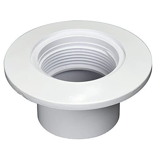 Pentair 542423 2-Inch Slip Body Insider Wall Fitting for Schedule 40 PVC Gunite Concrete Pool Pipe, White