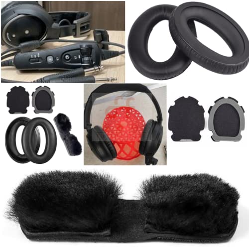 Replacement Ear Pads Headphones for Bose Aviation Headset X A10 A20 Cushions Earcups Muffs(Black