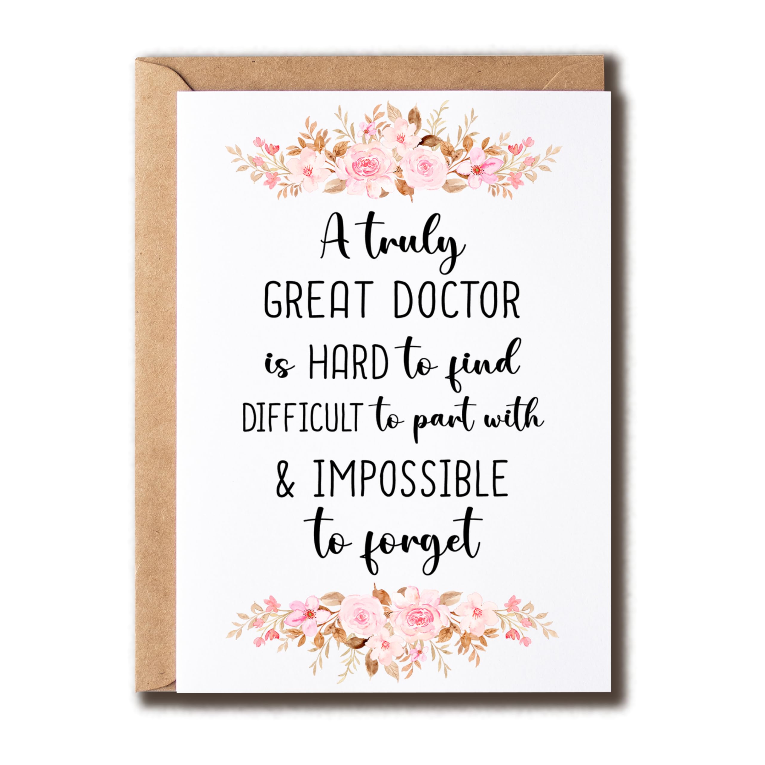 SMHGifts A Truly Great Doctor Is Hard To Find - Appreciation Card - Retirement Card For Doctor - Leaving Card - Doctor Card - Greeting Card For Him Her