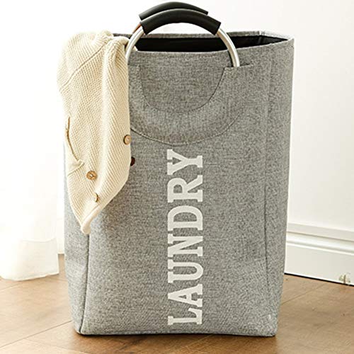 PanKers Washing Baskets For Laundry Toy Storage Basket Folding Laundry Baskets Collapsible Laundry Baskets Collapsable Laundry Baskets Small Storage Basket Beige,One Size, Gray
