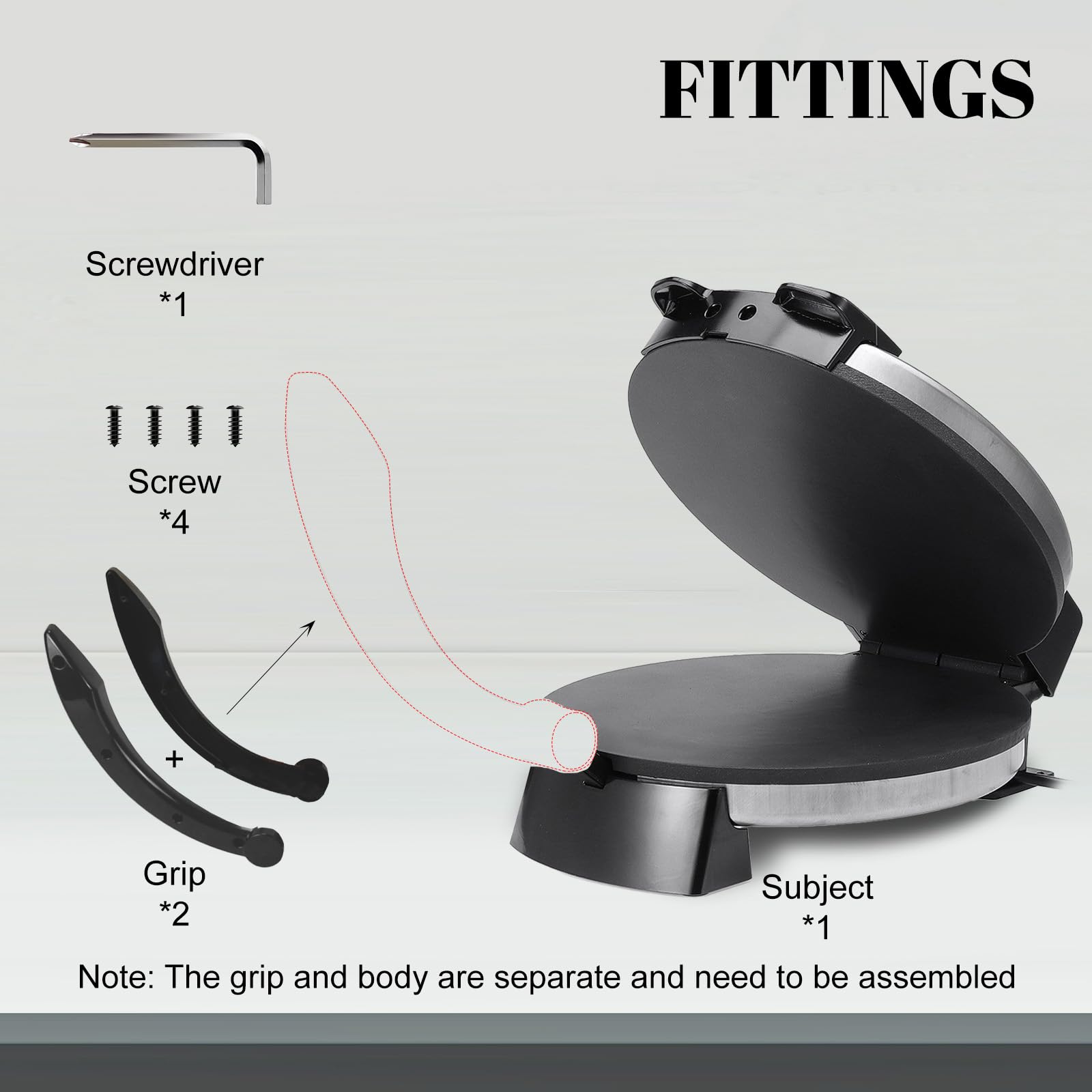 Roti Maker Machine 10" Stainless Steel Non-Stick Electric Tortilla Maker to make Indian style Chapati, Roti, Flatbread.