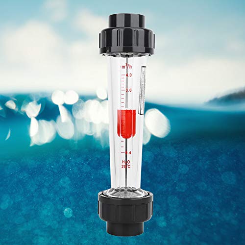 LZS-32(D)Liquid Flowmeter 0.4-4 Tube Type Liquid Flowing Meters Plastic Flat Interface Waterflow Controllers Transparent Water Rotameter Hydraulic Valve Fittings