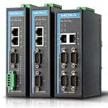 MOXA NPort IA5150A-T 1-Port RS-232/422/485 Industrial Automation Serial Device Server with Serial/LAN/Power Surge Protection, Two 10/100BaseT(X) Ports with Single IP, -40 to 75°C op Temp.