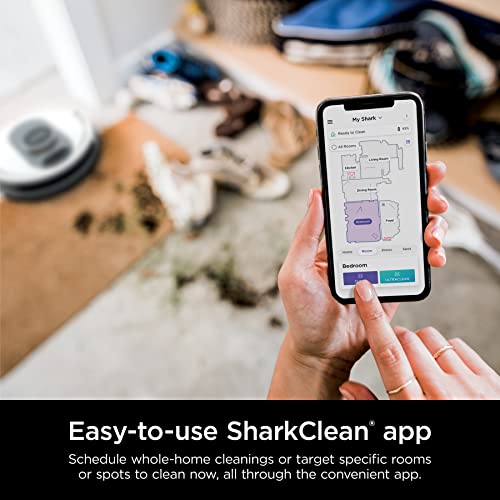 Shark AI Ultra Voice Control Robot Vacuum with Matrix Clean Navigation, Home Mapping, 60-Day Capacity, Self-Empty Base for Homes with Pets (Silver/Black)