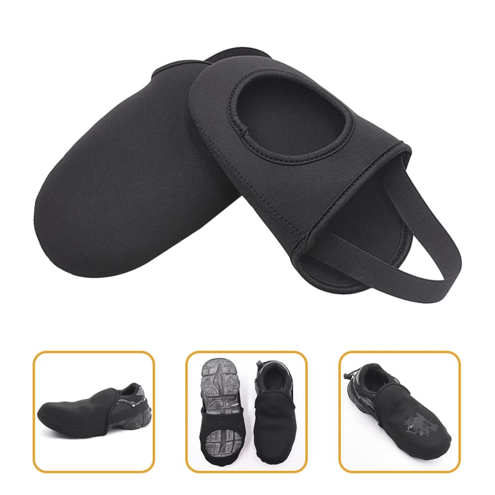 LIOOBO 1 Pair of Shoes Covers Warm Windproof Riding Half Shoe Cover Mountain Bike