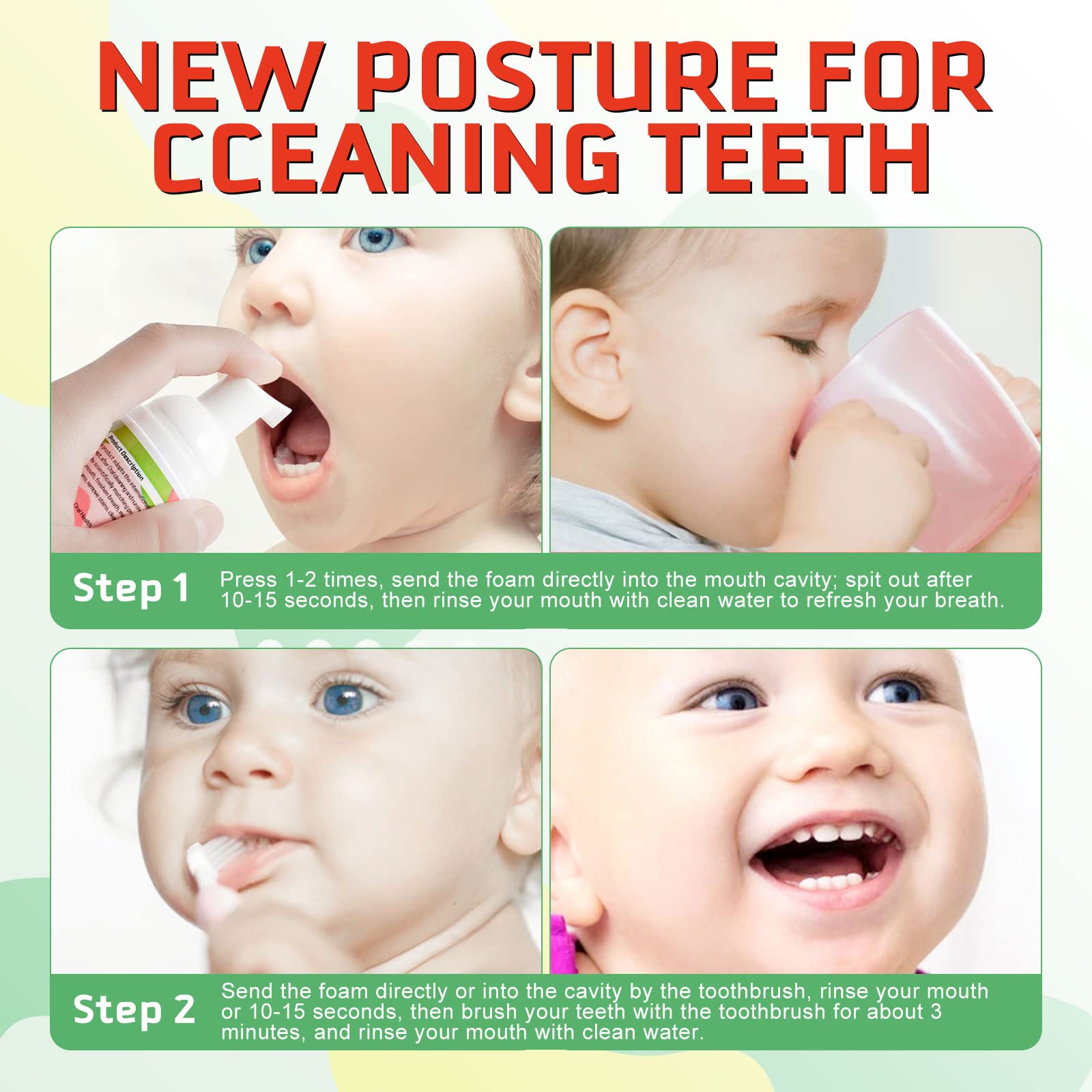 Moulis Foam Toothpaste Kids,Children Whitening Toothpaste with Low Fluoride & Natural Formula to Reduce Plaque,Toddler
