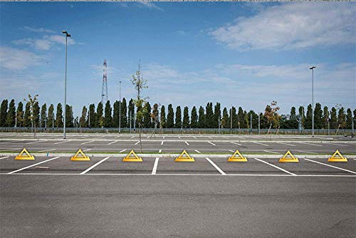 Vechkom Folding Parking Barrier Removable Parking Space Lock Manual Parking Blocker