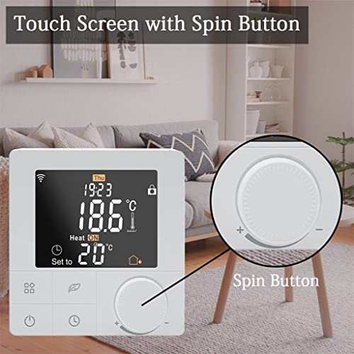 LNYHLXS Tuya Thermostat Floor Heating Boiler Warm Temperature Regulator Smart Life Home Control(Electric Heating)