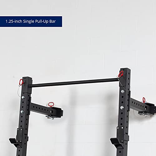 Titan Fitness X-3 Series 82-inch Wall Mounted Folding Power Rack, Space Savings Rack, Folds up to 8â€ from the Wall