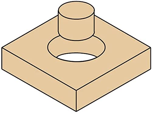 MINGRUI Wood Plug Hole Cutter Tenon Dowel and Plug Drill Woodworking Cutter Tenon Woodworking Furniture Making Carpentry Tool (35mm Drill Inner bore)
