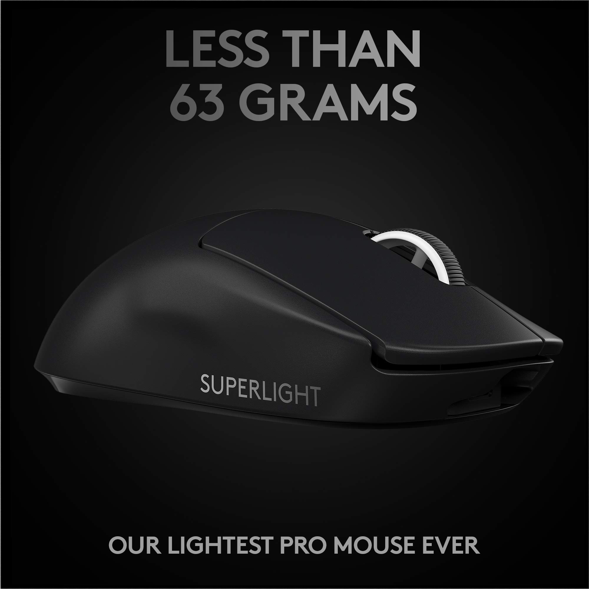 Logitech G915 Wireless Mechanical Gaming Keyboard (Clicky), Black & PRO X Superlight Wireless Gaming Mouse, Ultra-Lightweight, Hero 25K Sensor, 25,600 DPI - Black