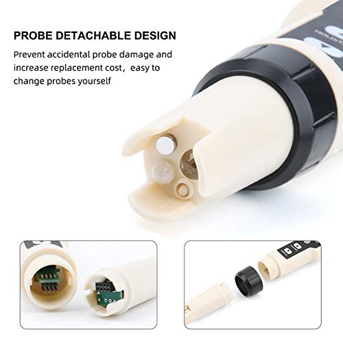 New YY-400 Hydrogen Concentration Water Pen PH/ORP/H2 and TEM 4 in 1 Digital Drinking Water Meter