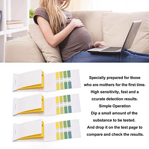 PH Test Strips, Paper High Sensitivity 240Pcs Easy Using Amniotic Fluid Test Strip for Maternity