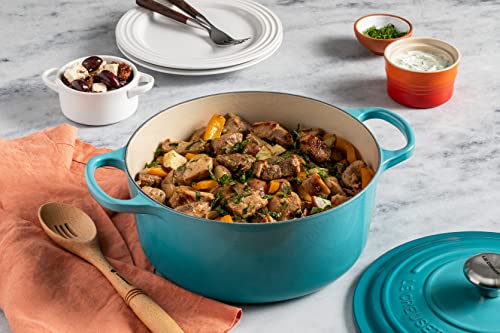 Le Creuset Signature Enameled Cast Iron Round Dutch Oven, 5.5qt., Caribbean