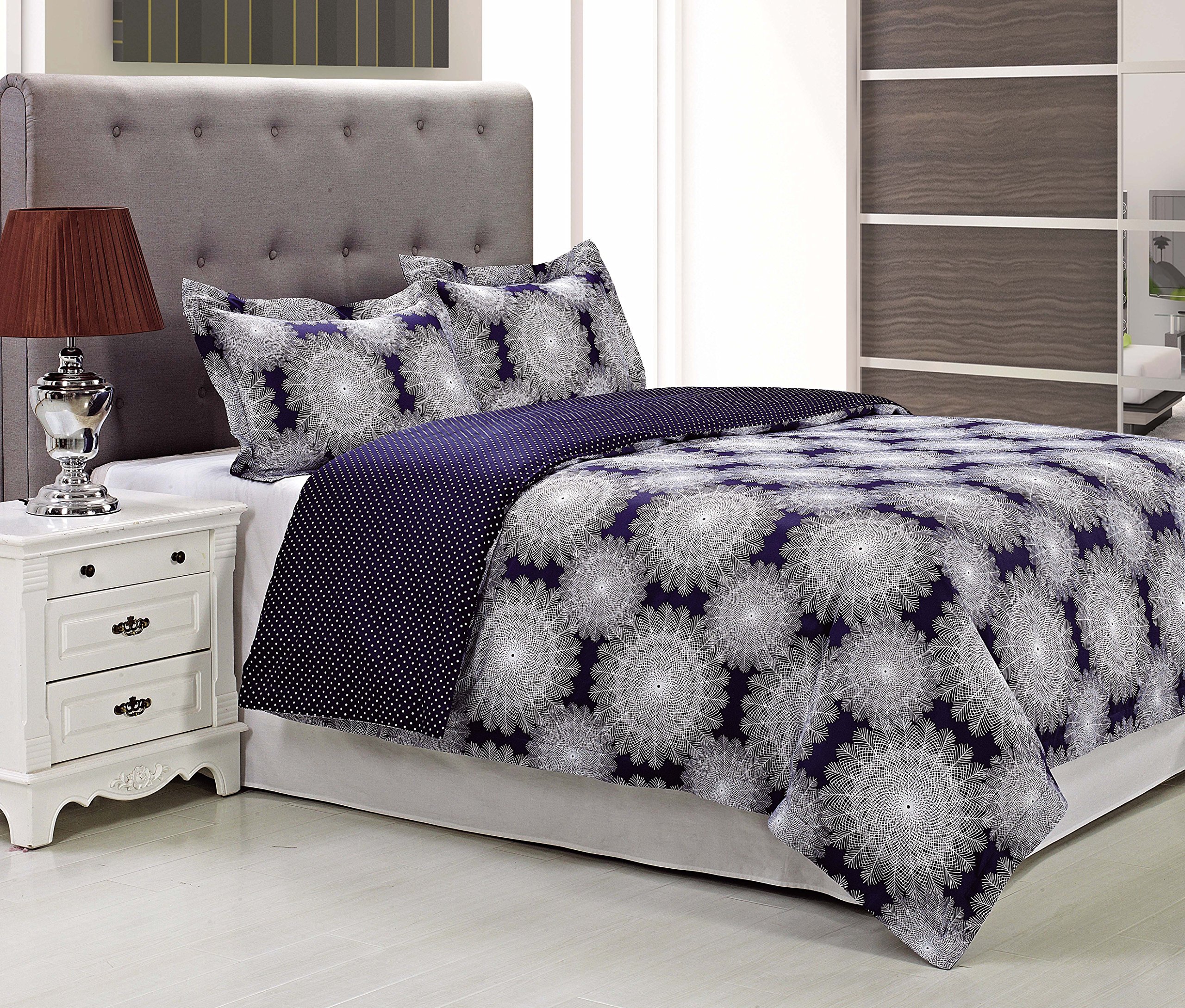 Superior 300 Thread Count Casey Duvet Cover Set, King/California King