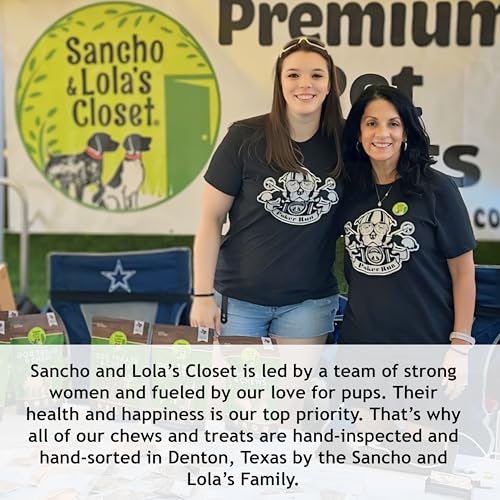 Supreme 6-inch Thin Bully Sticks by Sancho and Lola’s (10 Pack) All-Natural, Long-Lasting Dog Chew Treats - Free-Range, Grass-Fed Beef - Low Odor
