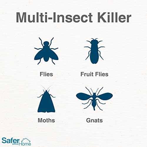 Safer Home SH502 Indoor Plug-In Fly Trap for Flies, Fruit Flies, Moths, Gnats, and Other Flying Insects β 400 Sq Ft of Protection