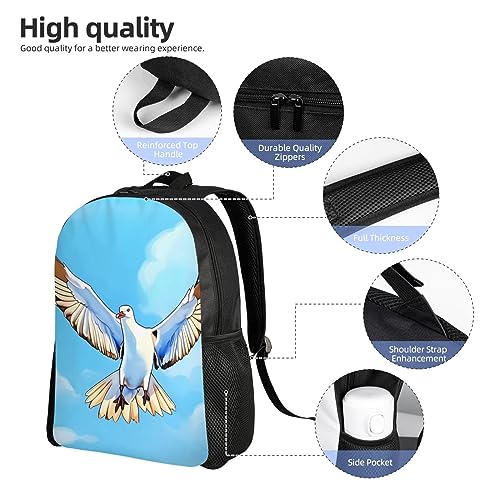 RLDOBOFE Seagulls in flight Backpack For Women Men Travel Laptop Backpack Rucksack Casual Daypack Lightweight Travel Bag