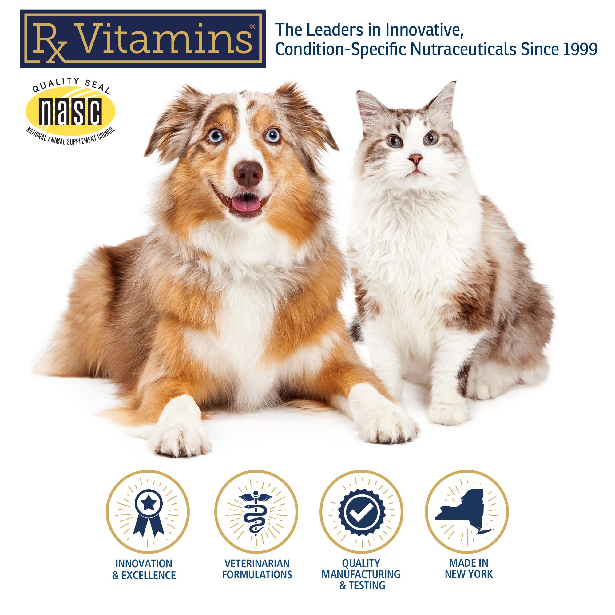 Rx Vitamins CurcuWIN - Curcumin for Dogs & Cats - Cat Vitamins and Supplements & Cat Allergy Relief - Provides Dog Immune Support & Aids Cat Digestive Support - Joint Supplement for Dogs - 90ct