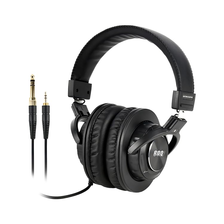 ROQ Audio Closed Back Headphones (BEQ5), Black