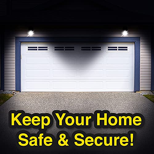 Ontel Handy Brite Ultra-Bright Cordless LED Security Spotlight, 500 Lumens, Motion-Activated, Battery Powered, Weatherproof Light with Auto On/Off - Quick & Easy Set Up, No Wiring