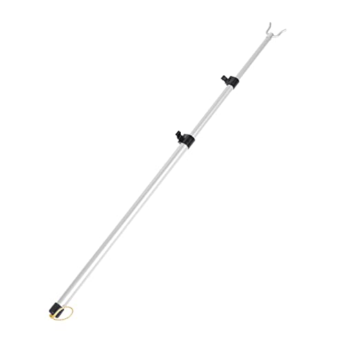 SHOWERORO 1pc Closet Clothes Rail Heavy Duty Shelves Pant Hooks for Closet Adjustable Hitch Metal Clothesline Pole Clothesline Poles for outside Clothesline Poles Outdoor Cloth Hanger Pole