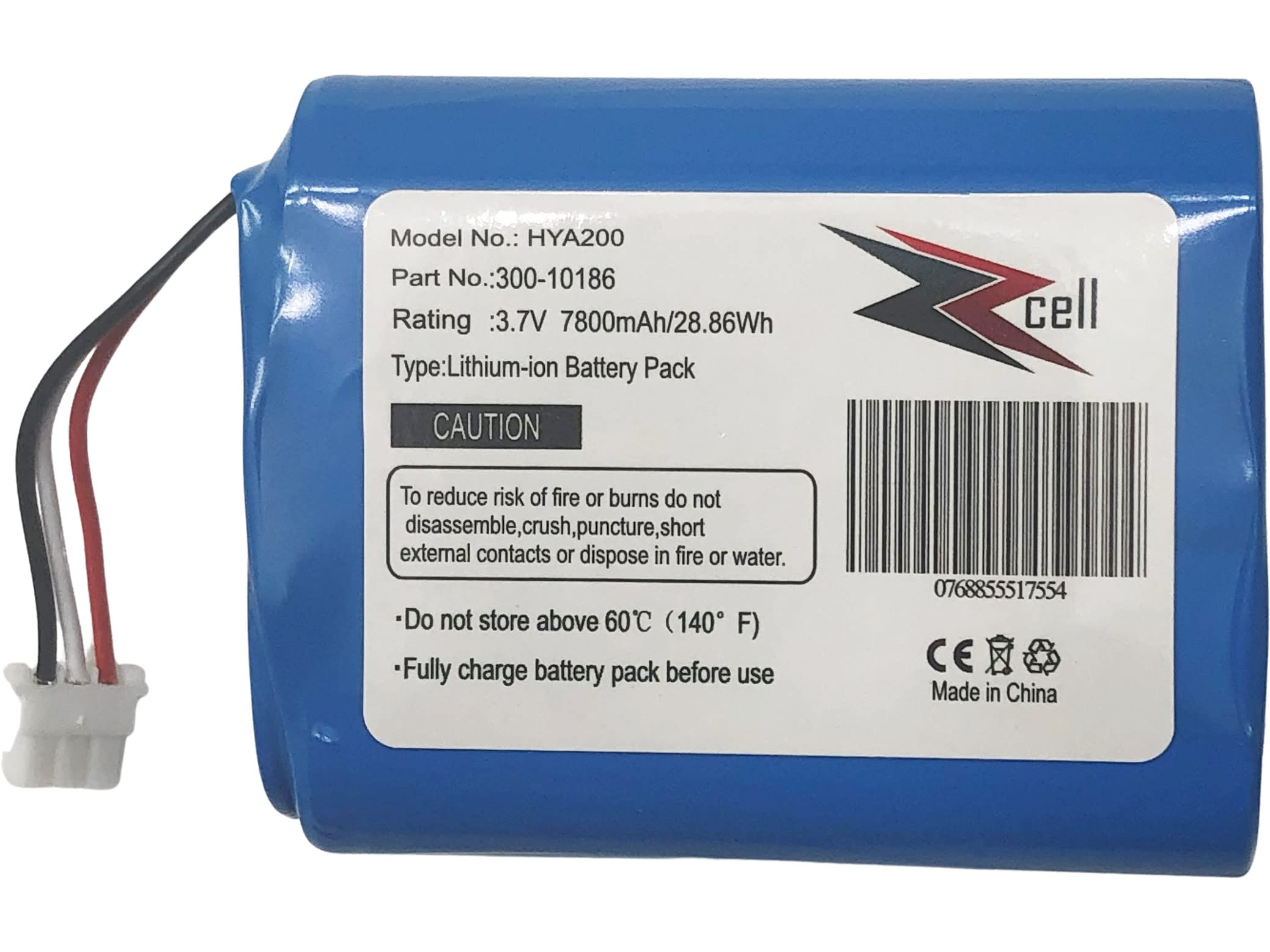 ZZcell® Battery Replacement for ADT Command Smart Security Panel ADT7AIO, ADT5AIO, Honeywell Pro 7, AI05-2, AIO7-1, AIO7-2, 300-10186 Alarm 3.7V 7800mAh