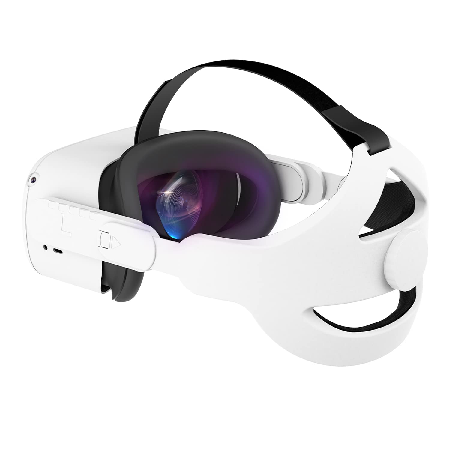 Long Stick Handle Bracket and Adjustable Head Strap Compatible for Quest 2 VR Headset