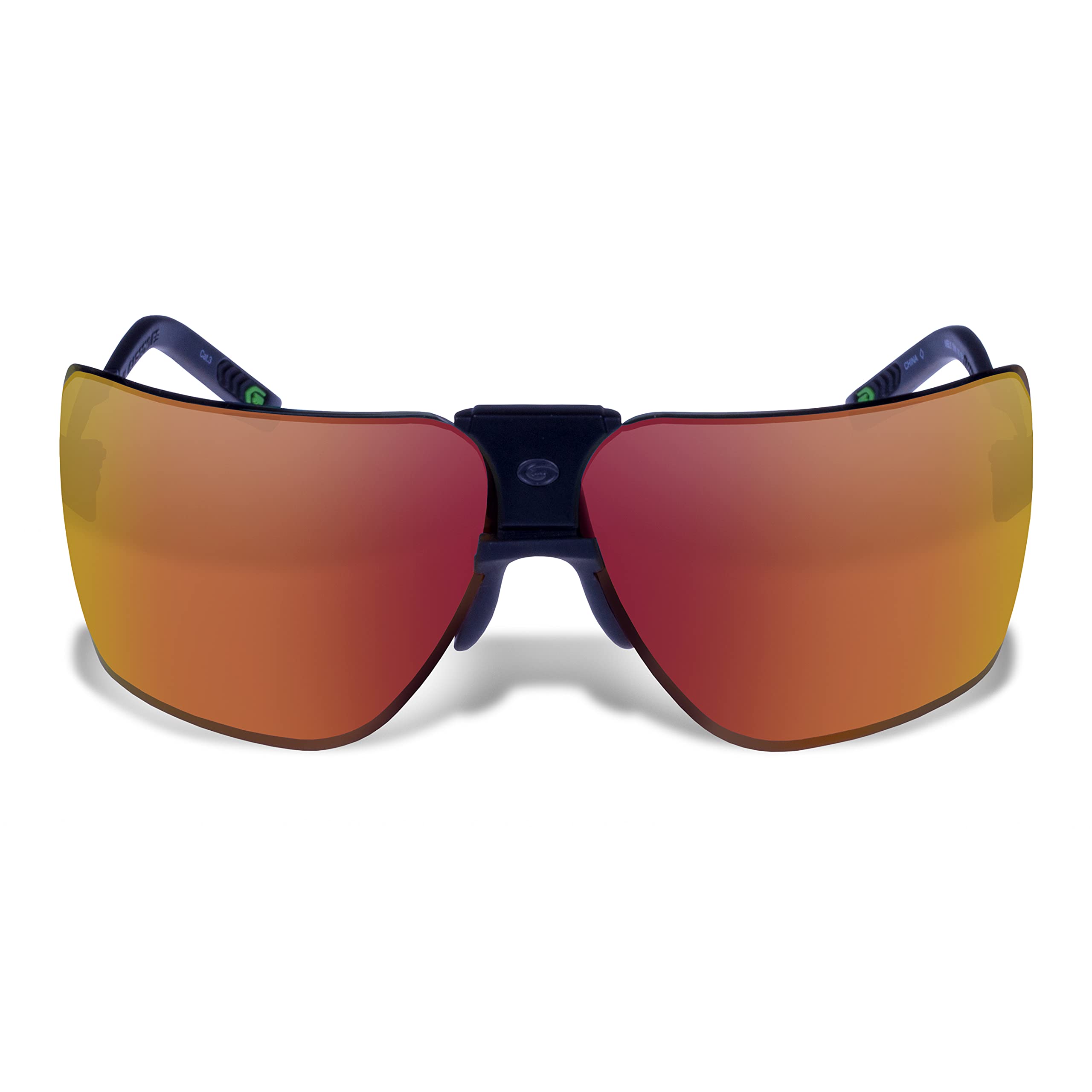 Gargoyles Men's Classic wrap Sunglasses, Matte Black/Red, 70mm