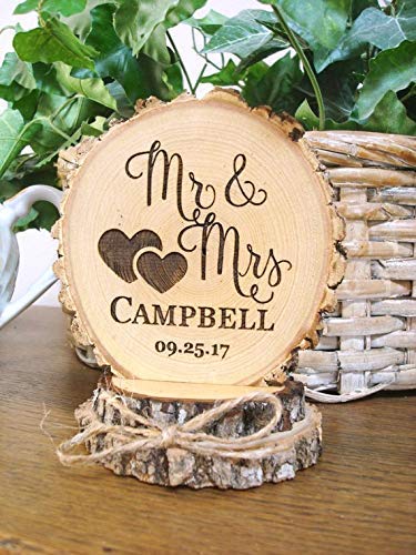 Mr & Mrs Wedding Cake Topper