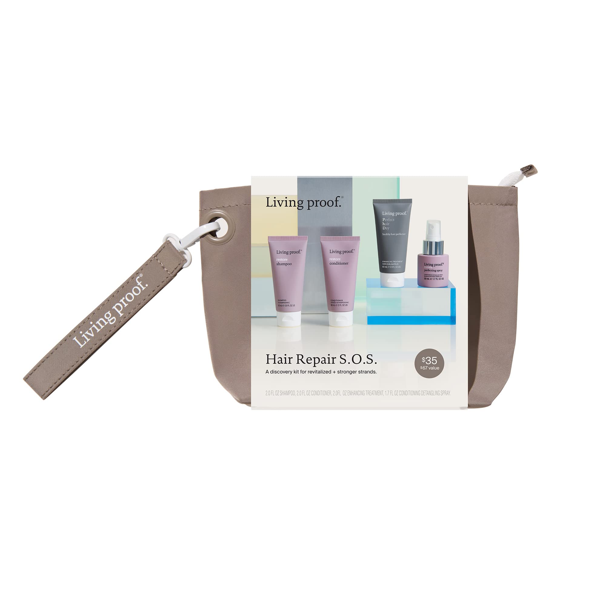 Living Proof Hair Repair S.O.S Kit, New Formula