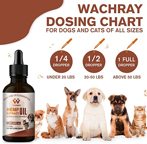 Natural WACHRAY Pet Dog Relaxants Oil Helps Aid with Thunder, Fireworks-0411WAHOP